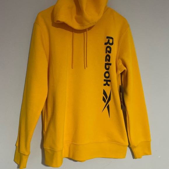 Reebok | Sweaters | Reebok Mens Bright Yellow Hoodie | Poshmark